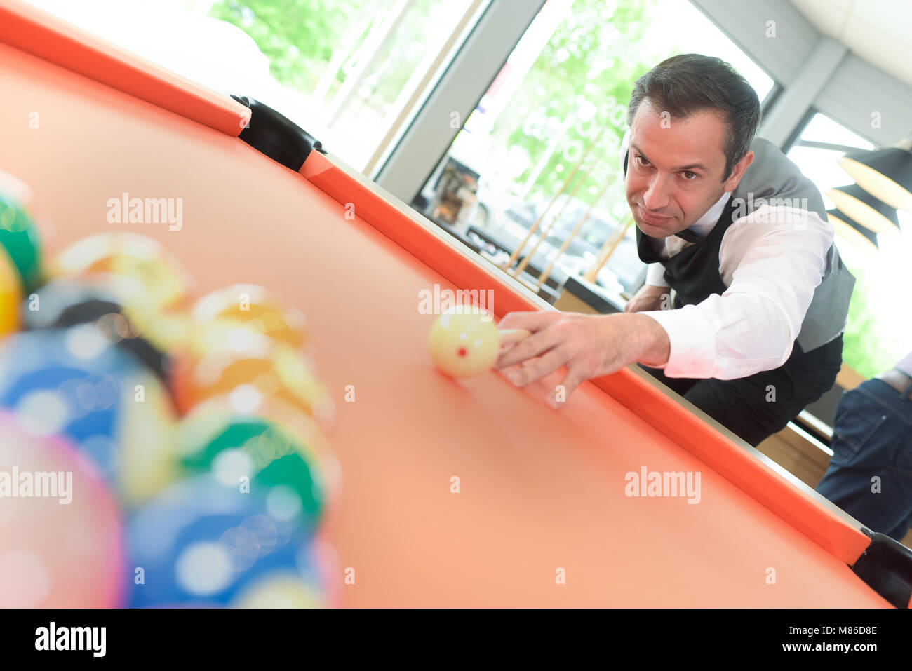 Billiards player hi-res stock photography and images - Alamy