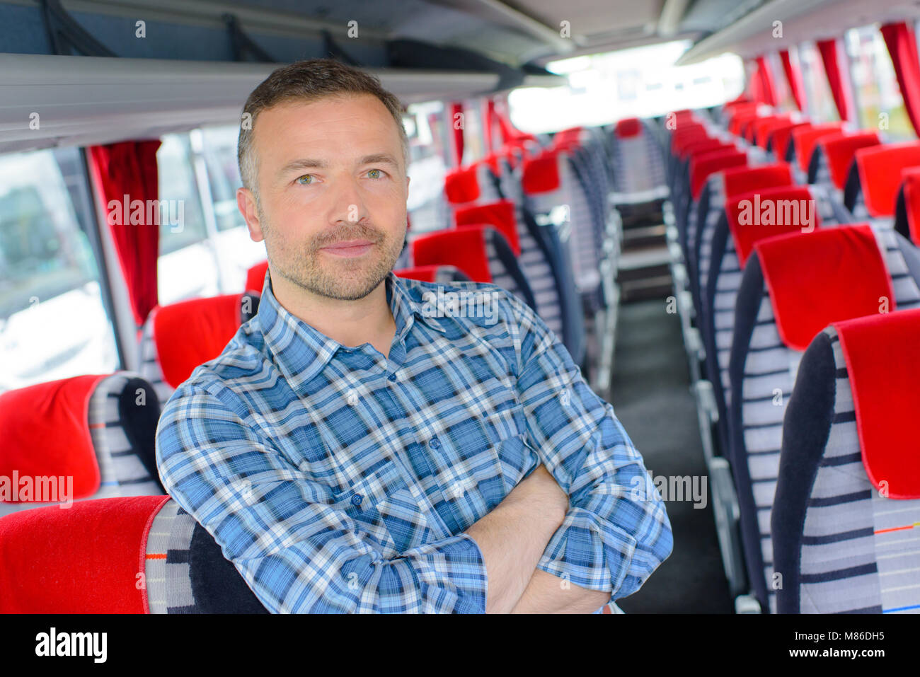 Inside aisle of the bus hi-res stock photography and images - Alamy