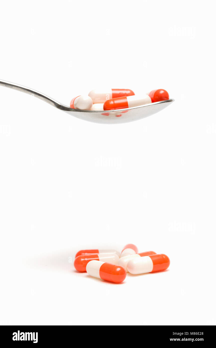 Health care concept. Medicine on white background Stock Photo - Alamy