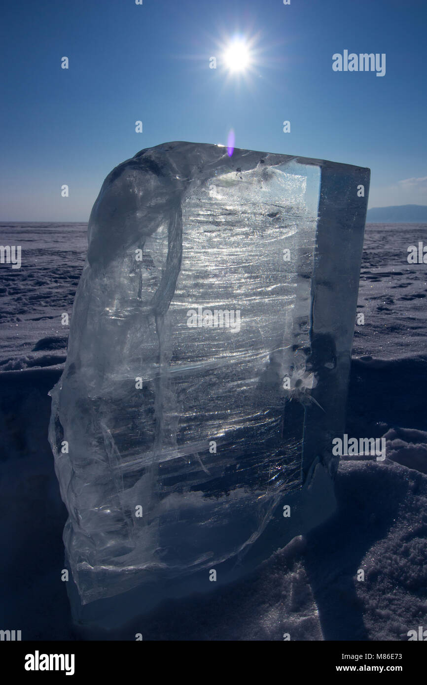 through the ice Stock Photo - Alamy