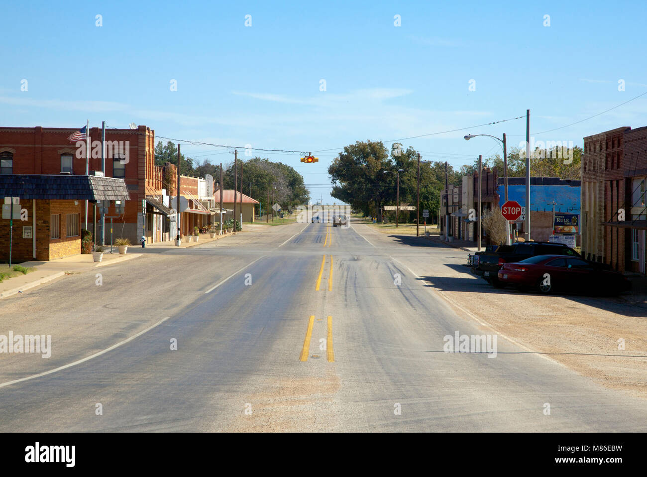 Main street in small rural town, US, 2017 Stock Photo - Alamy