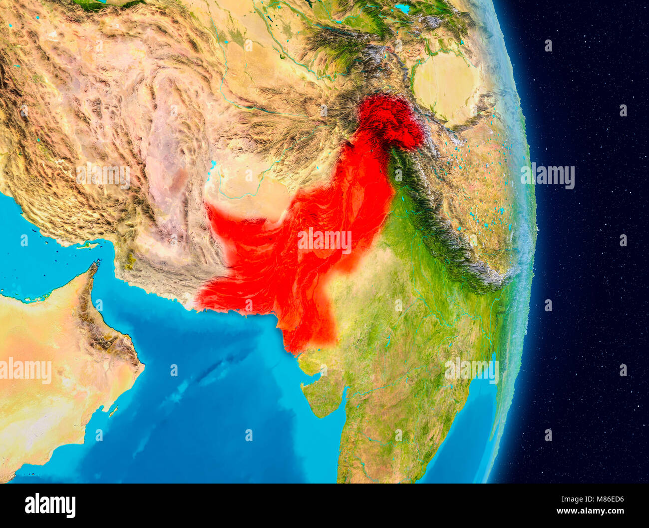 Asian country pakistani map hi-res stock photography and images - Alamy