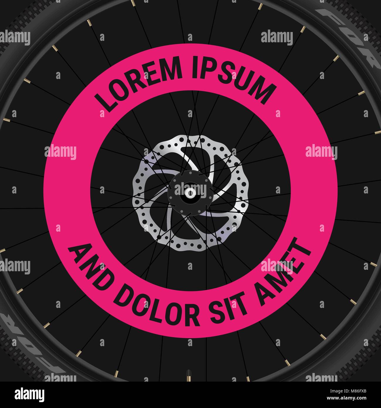 Bike, Bicycle Poster, Banner Vector Template Stock Vector Image & Art ...