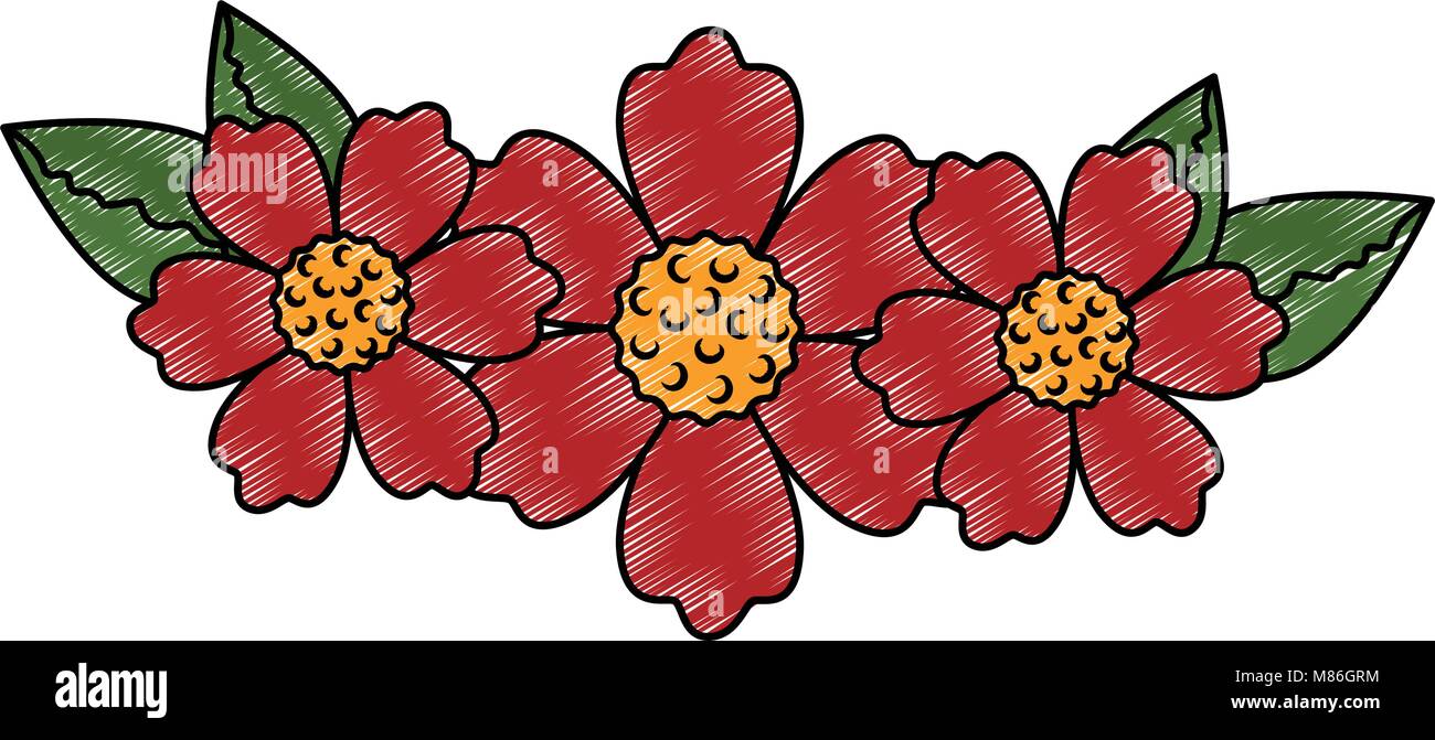 floral wreath crown frame Stock Vector Image & Art - Alamy