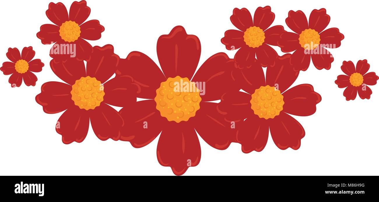 floral wreath crown frame Stock Vector Image & Art - Alamy