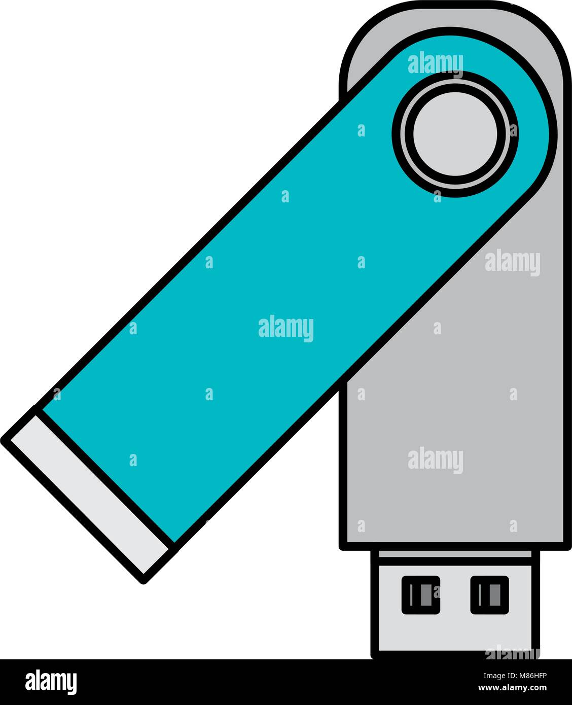 Usb stick clipart Stock Vector Images - Alamy