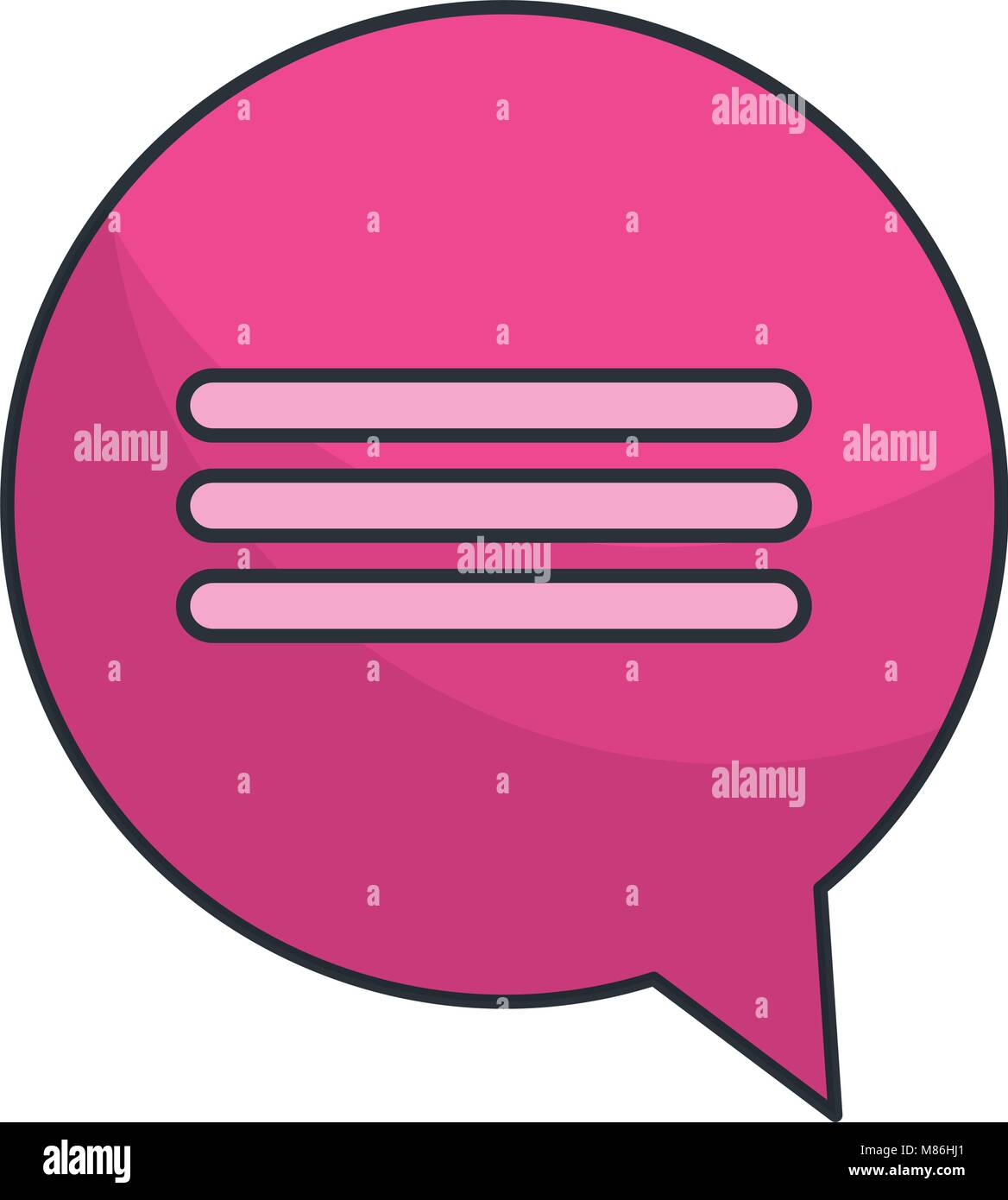 speech bubble message icon Stock Vector Image & Art - Alamy