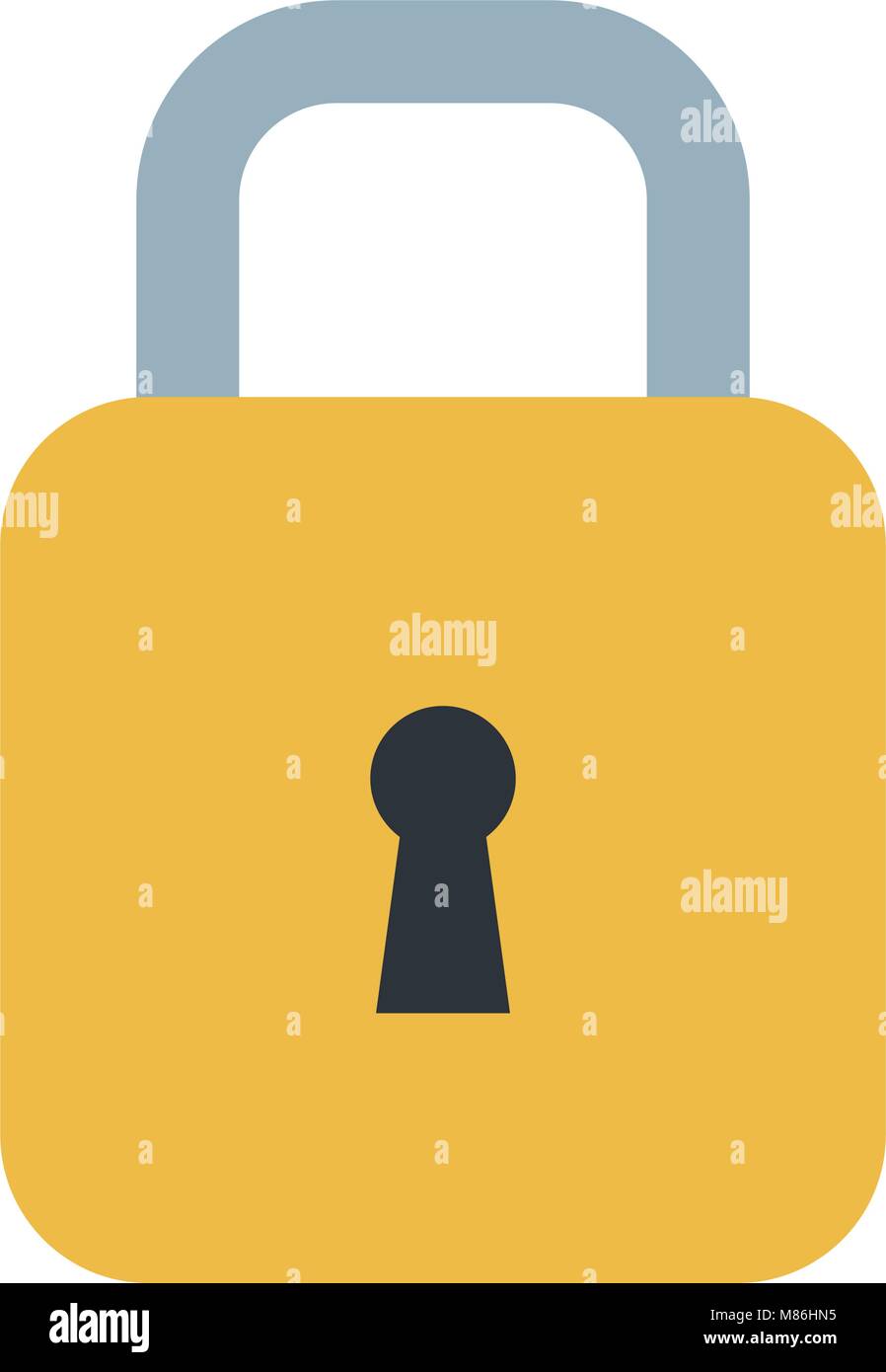 safe secure padlock icon Stock Vector Image & Art - Alamy