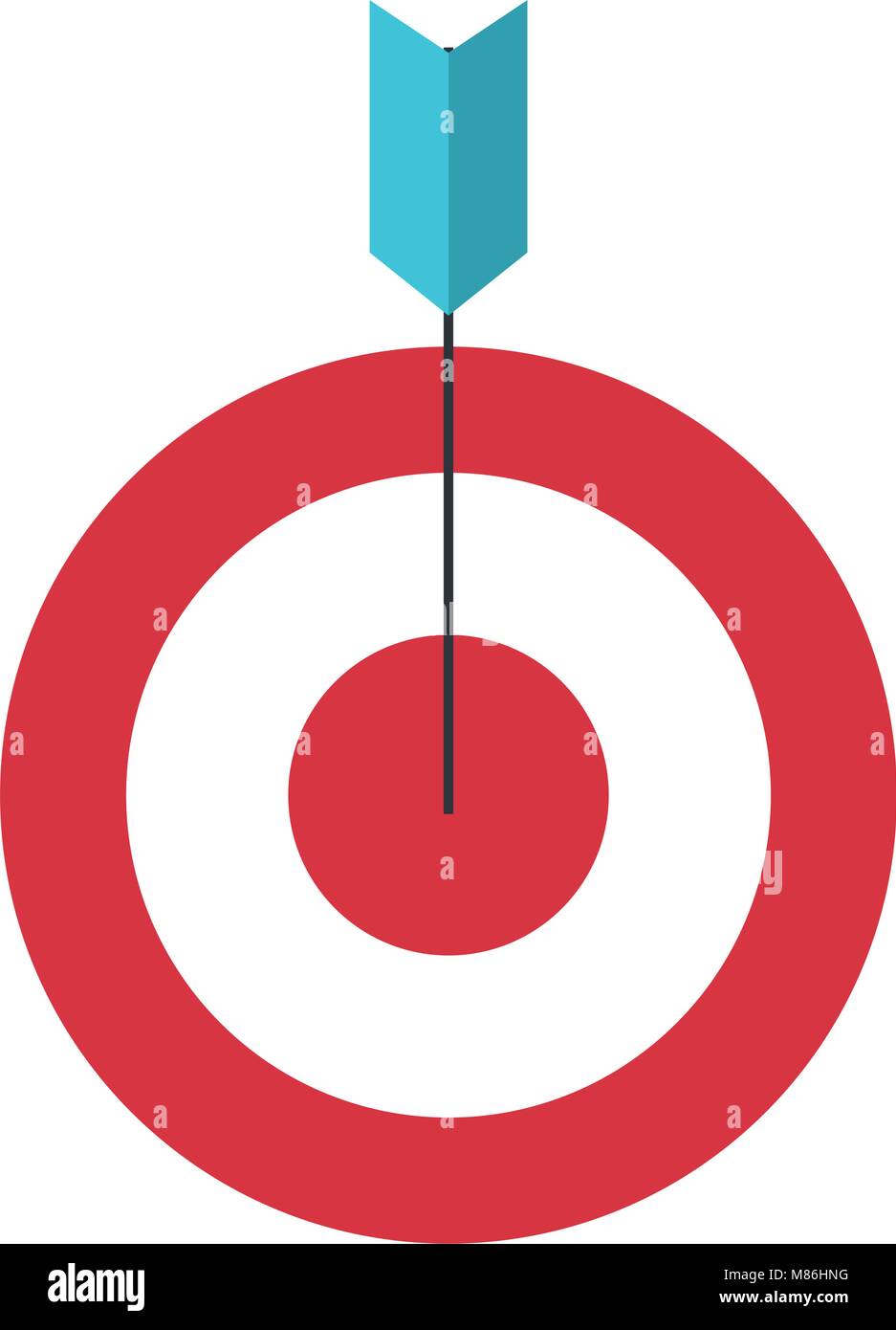 target with arrow icon Stock Vector Image & Art - Alamy