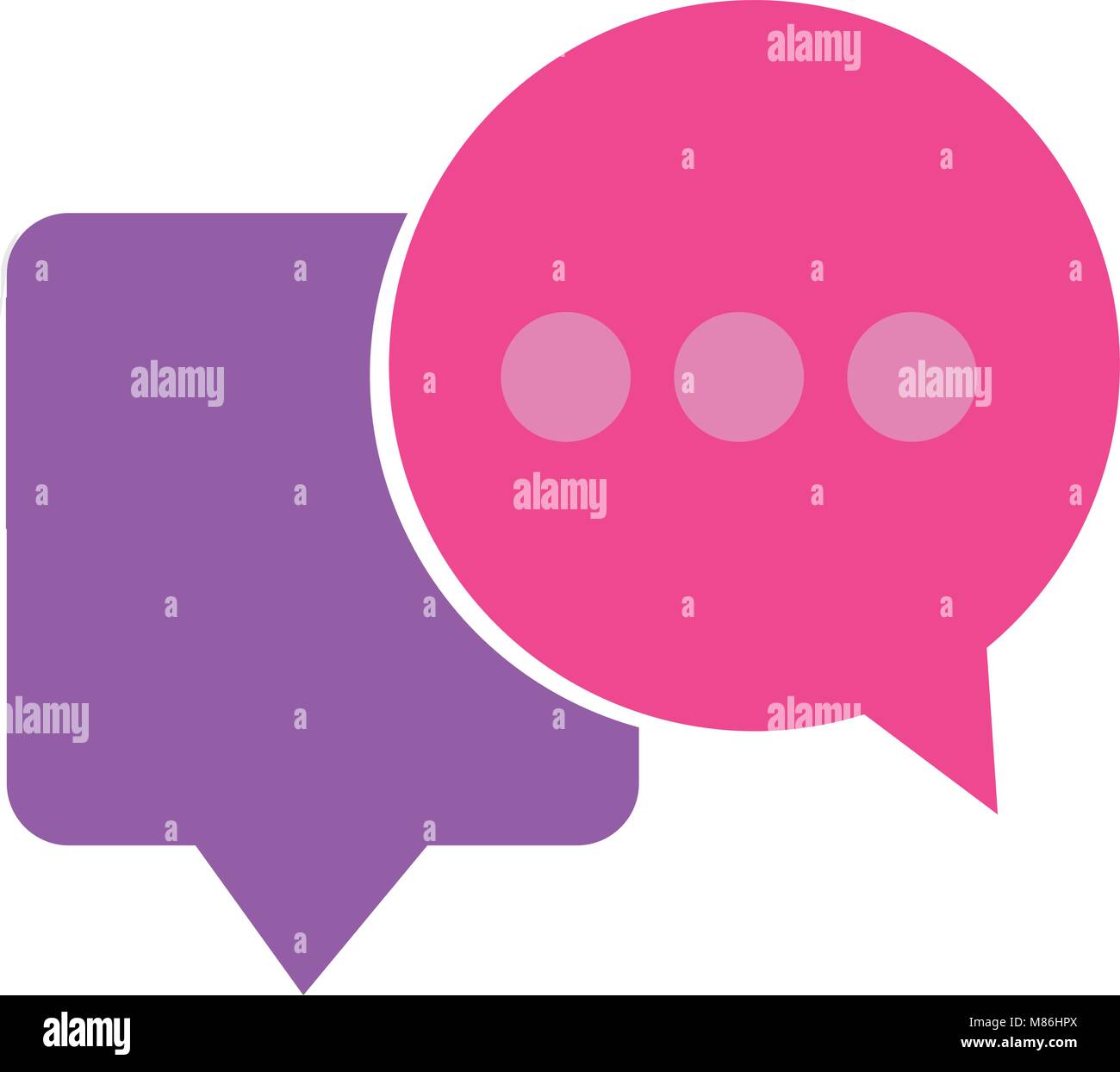 speech bubble message icon Stock Vector Image & Art - Alamy