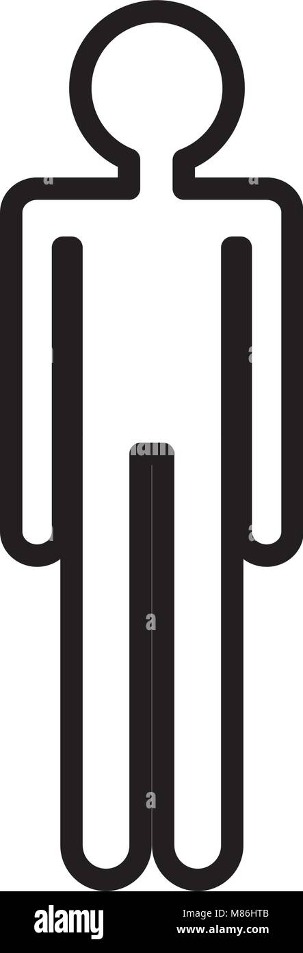 human figure silhouette icon Stock Vector Image & Art - Alamy