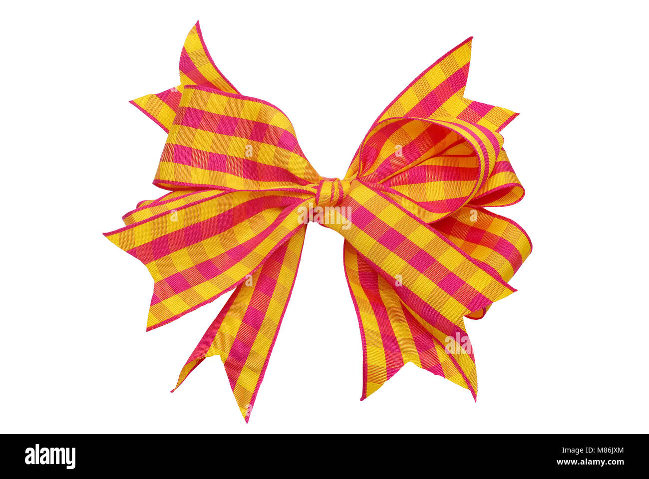 Yellow check bow hi-res stock photography and images - Alamy
