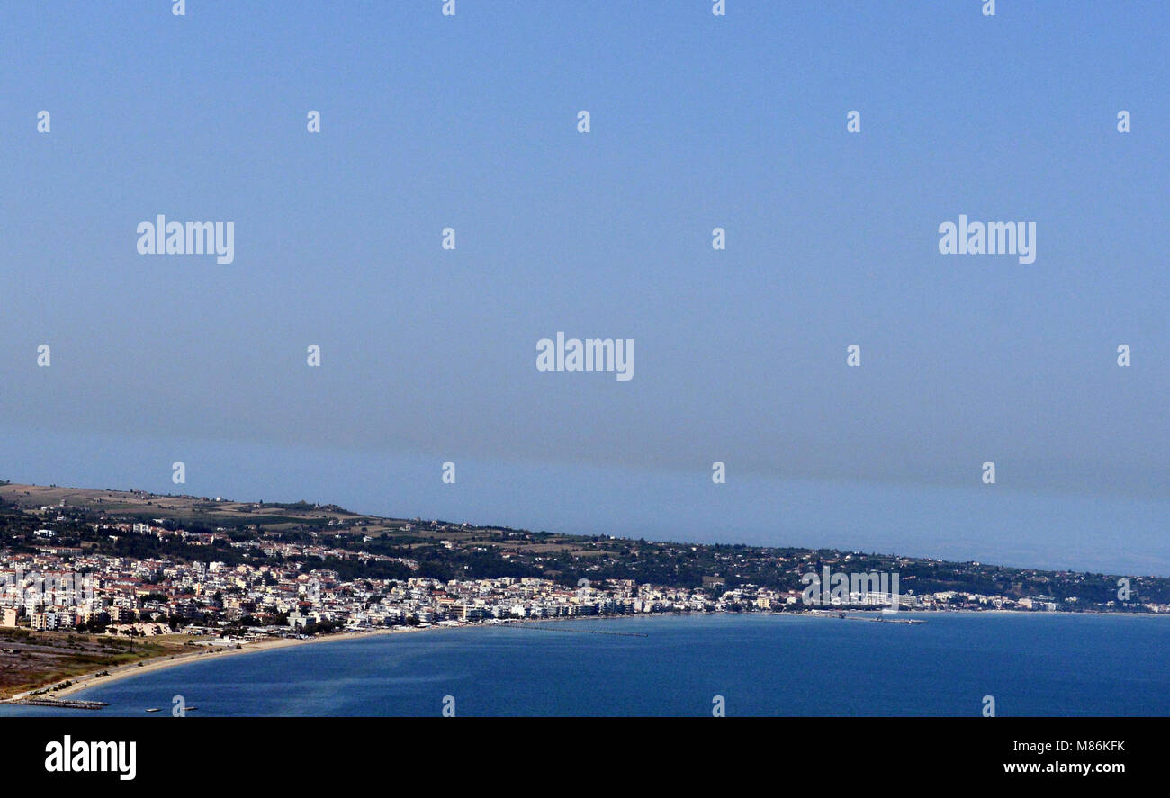 Aerial views of Neoi Epivates near Thessaloniki, Greece Stock Photo - Alamy