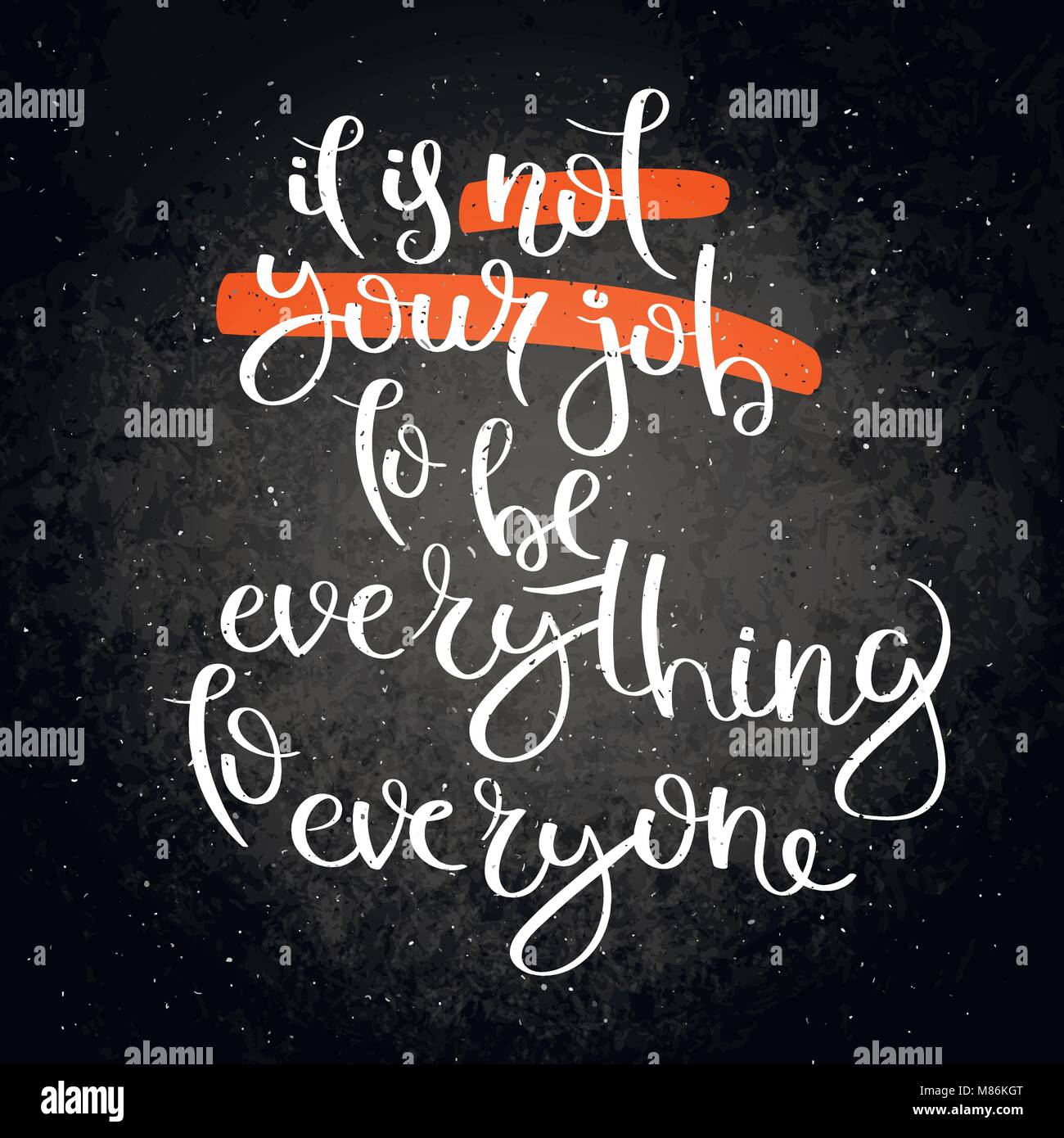 Blackboard hand written sign Stock Vector Images - Alamy