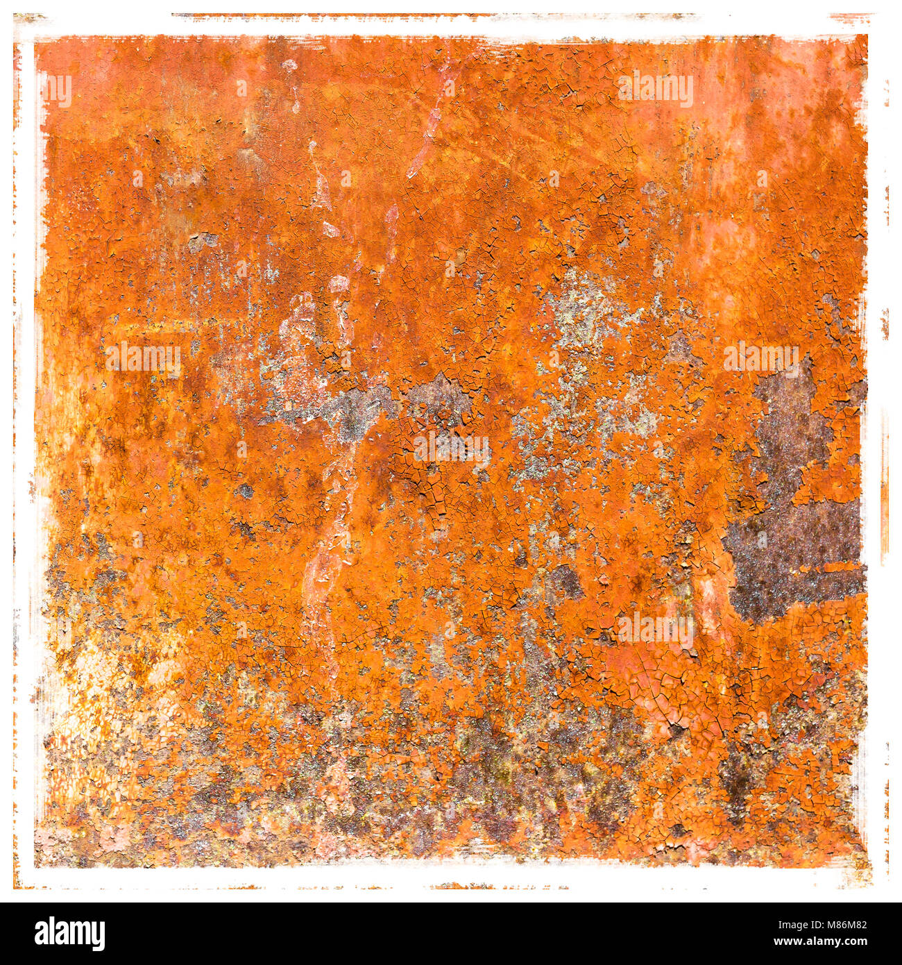 Rusty metallic frame texture background Stock Photo - Alamy