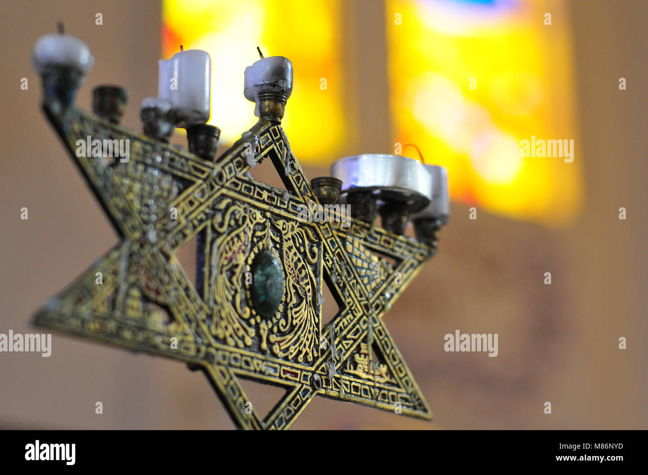 A menorah hi-res stock photography and images - Alamy