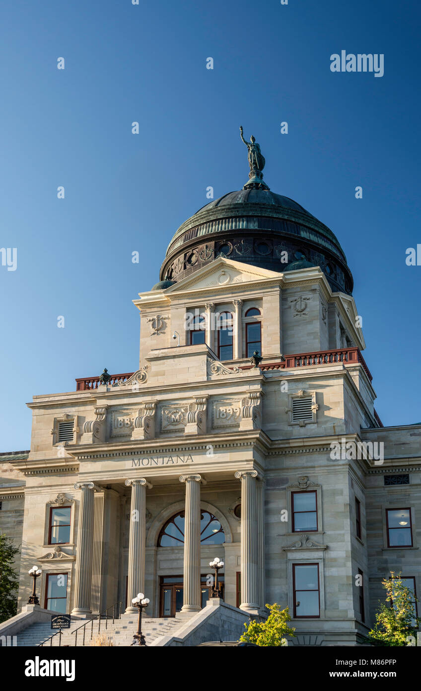 Montana's State Capitol Building, Helena, Montana, USA Stock Photo - Alamy