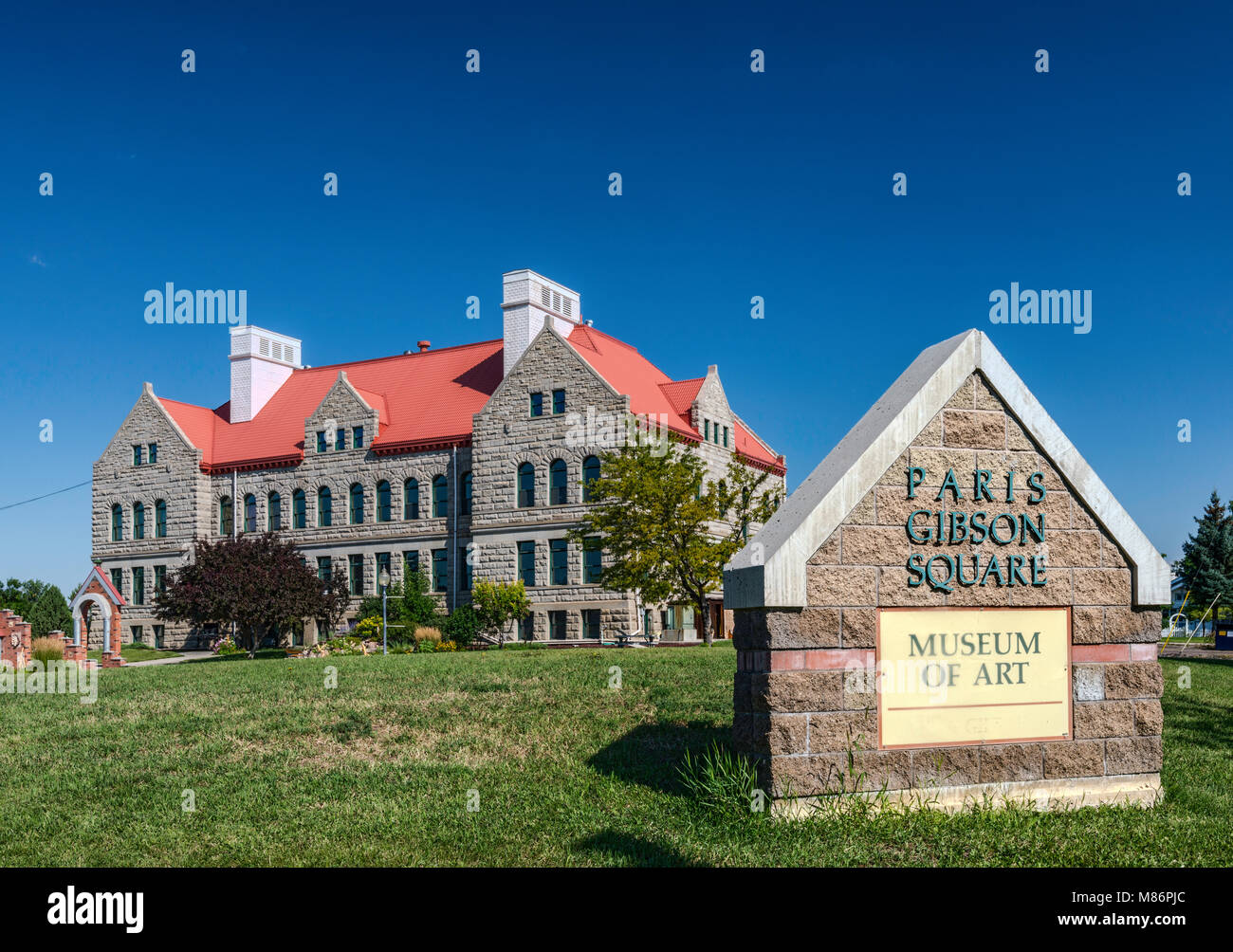 Paris Gibson Square Museum of Art in Great Falls, Montana, USA Stock ...