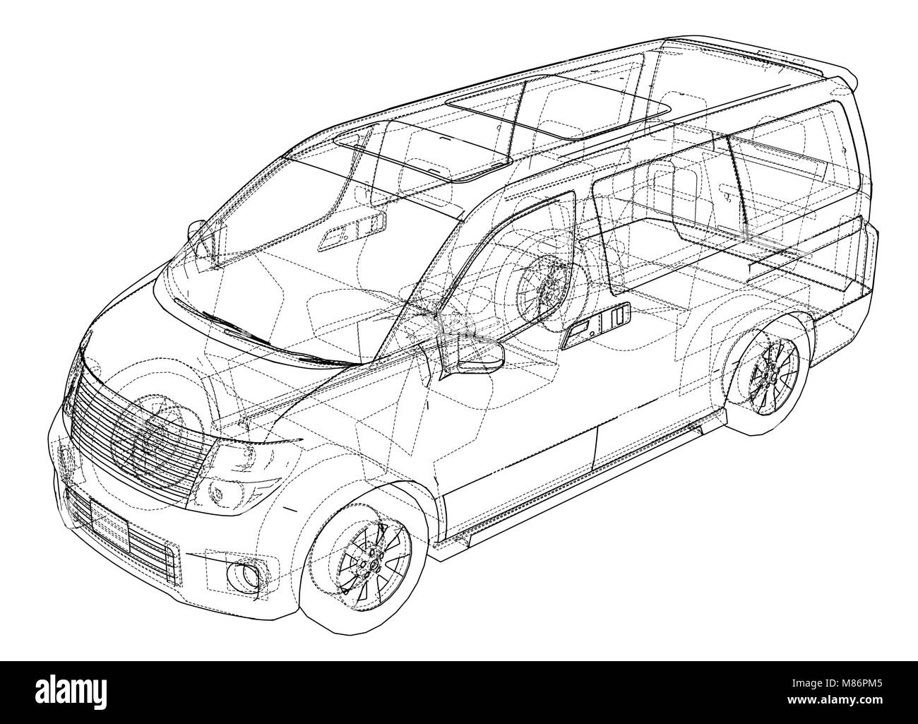 Concept car. Vector Stock Vector Image & Art - Alamy