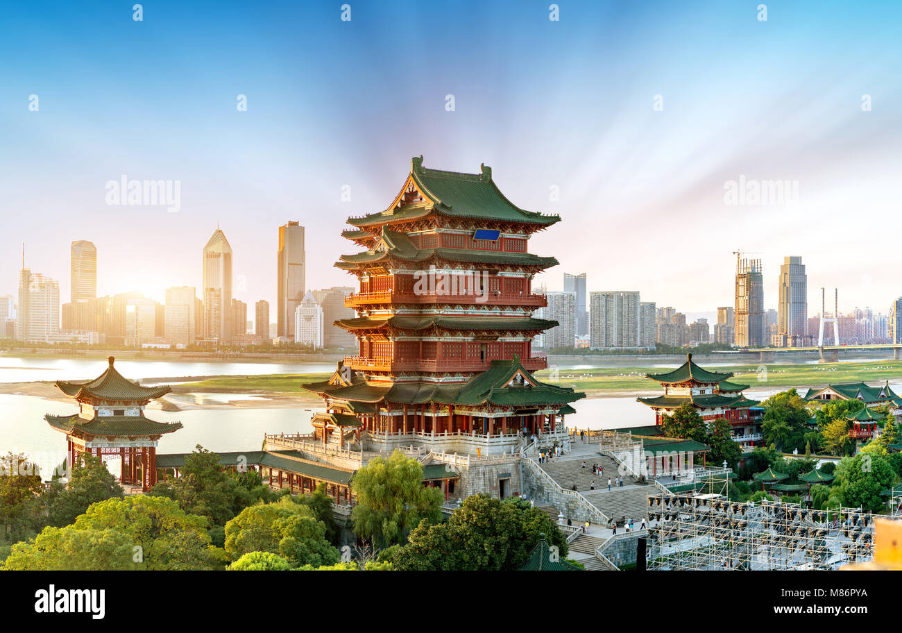 Tengwang Pavilion,Nanchang,traditional, ancient Chinese architecture ...
