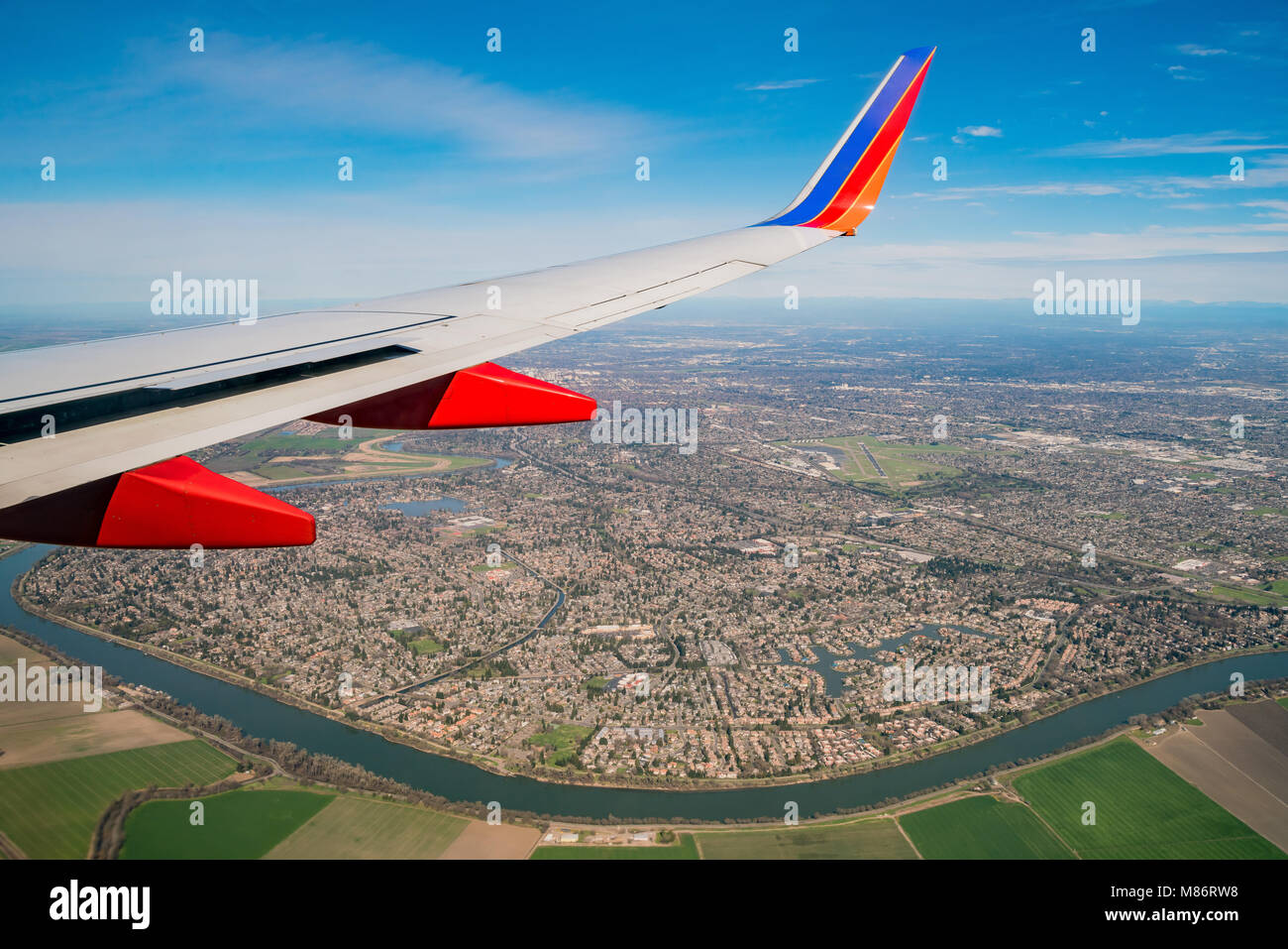 Aerial view of the Pocket-Greenhaven, Sacramento County Stock Photo - Alamy