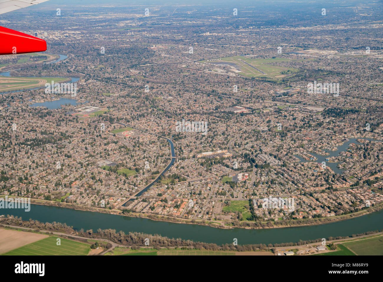 Aerial of downtown sacramento hi-res stock photography and images - Alamy