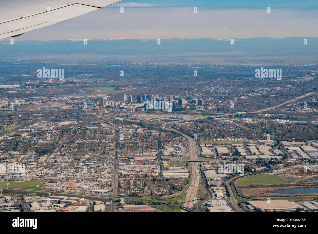 Aerial of downtown sacramento hi-res stock photography and images - Alamy