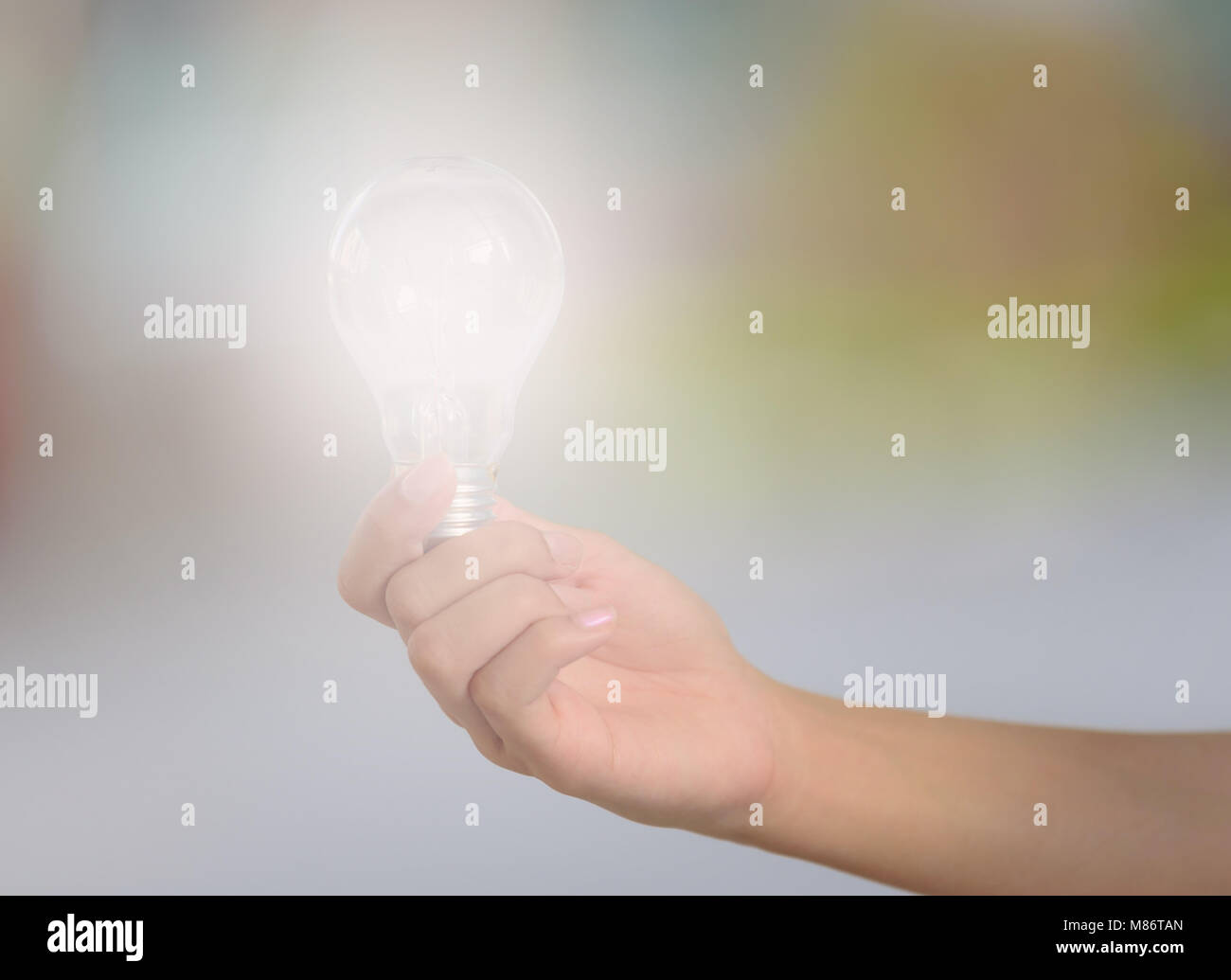 Hold light bulb hi-res stock photography and images - Alamy