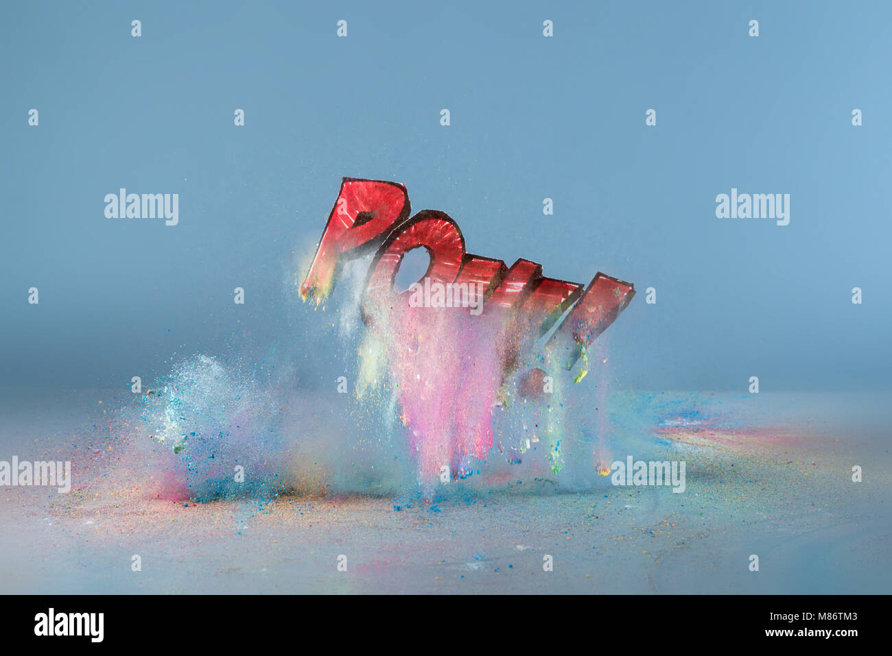 Powder Paint Explosion High Resolution Stock Photography and Images - Alamy