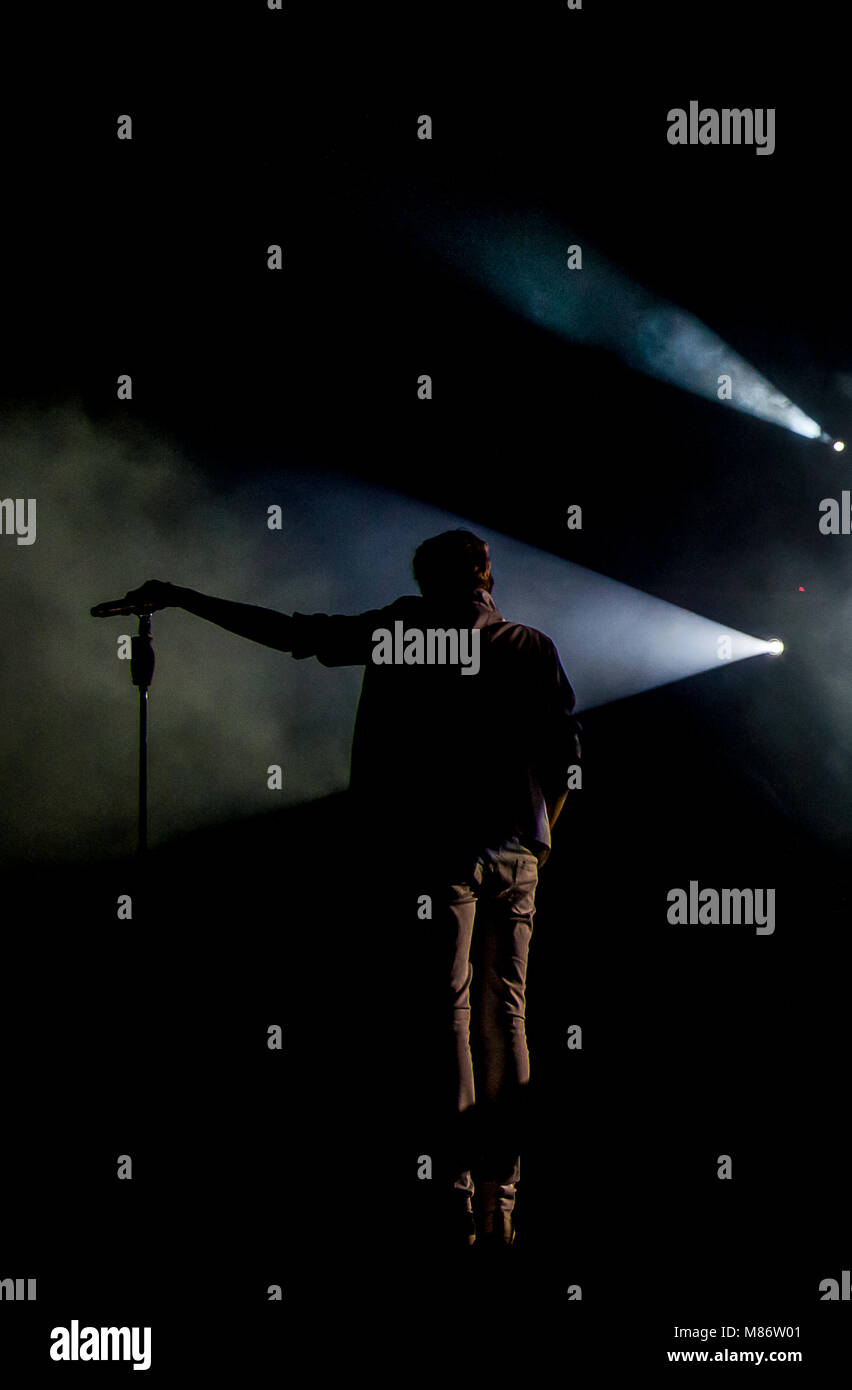 Concert event in shadows Stock Photo - Alamy