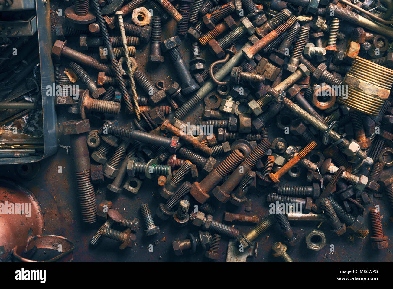 Old rusty metal rusty bolts hi-res stock photography and images - Alamy