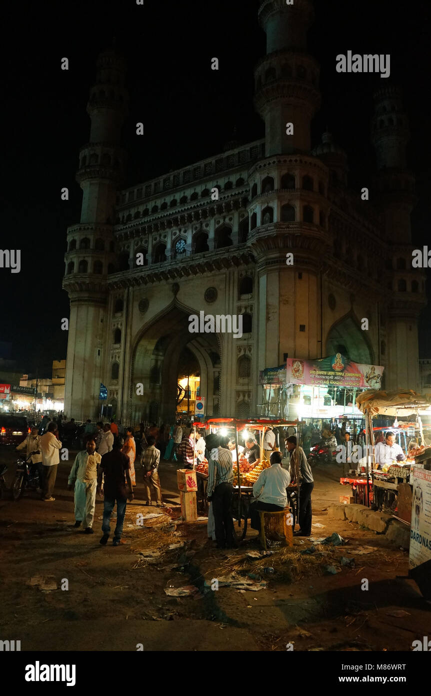 Charminar night hi-res stock photography and images - Alamy