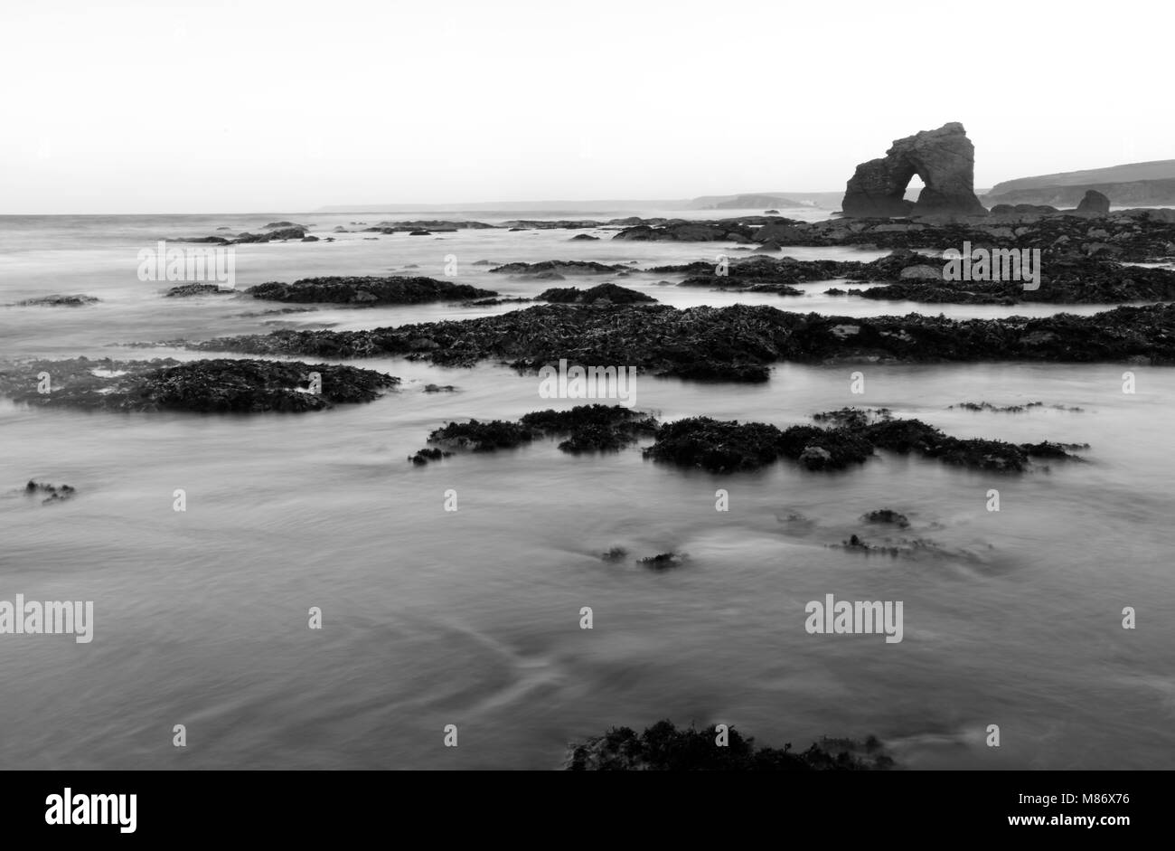 Thurlestone Rock, Thurlestone, Devon, England, UK Stock Photo - Alamy