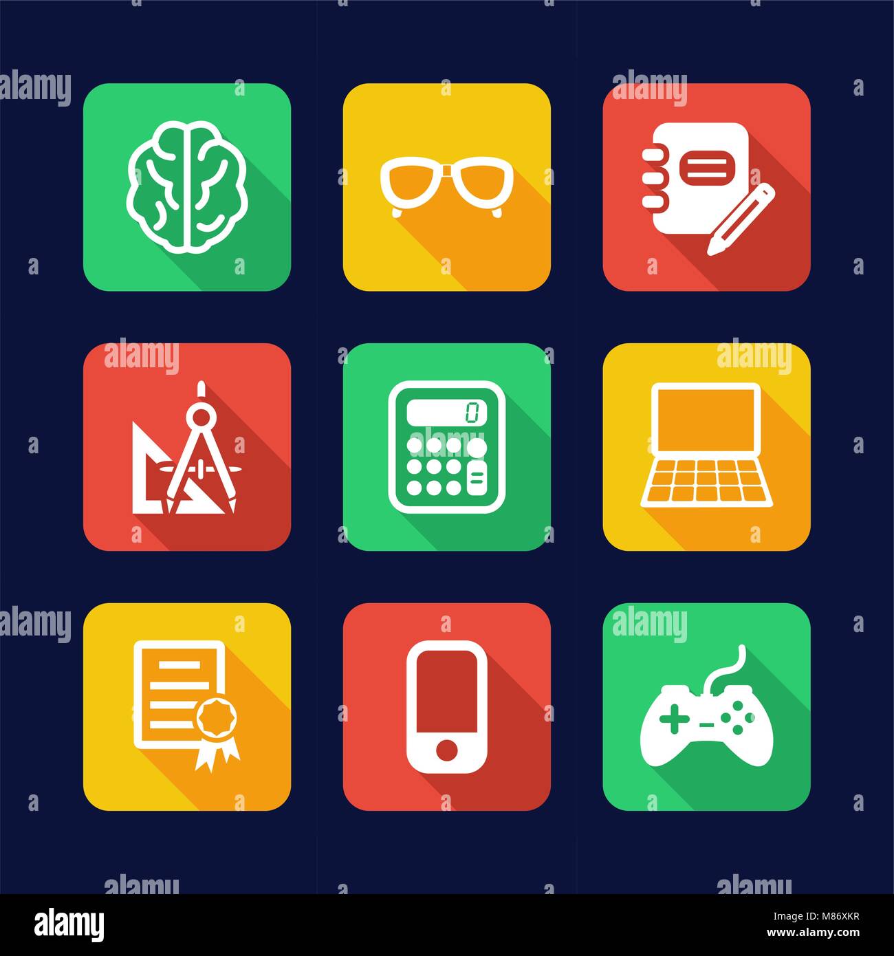 Geek alarm Stock Vector Images - Alamy