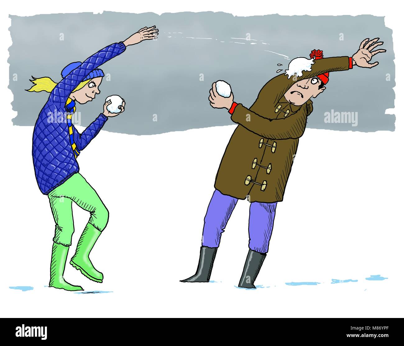 Snowball image Cut Out Stock Images & Pictures - Alamy