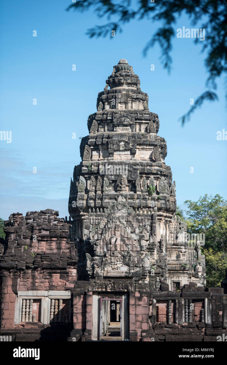 the Khmer Temple Ruins of the Phimai Historical park at the Phimai ...