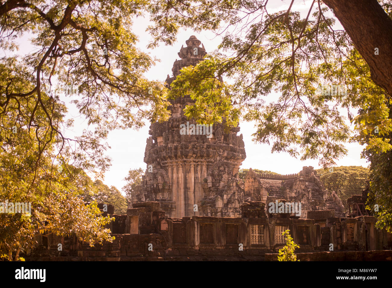 the Khmer Temple Ruins of the Phimai Historical park at the Phimai ...