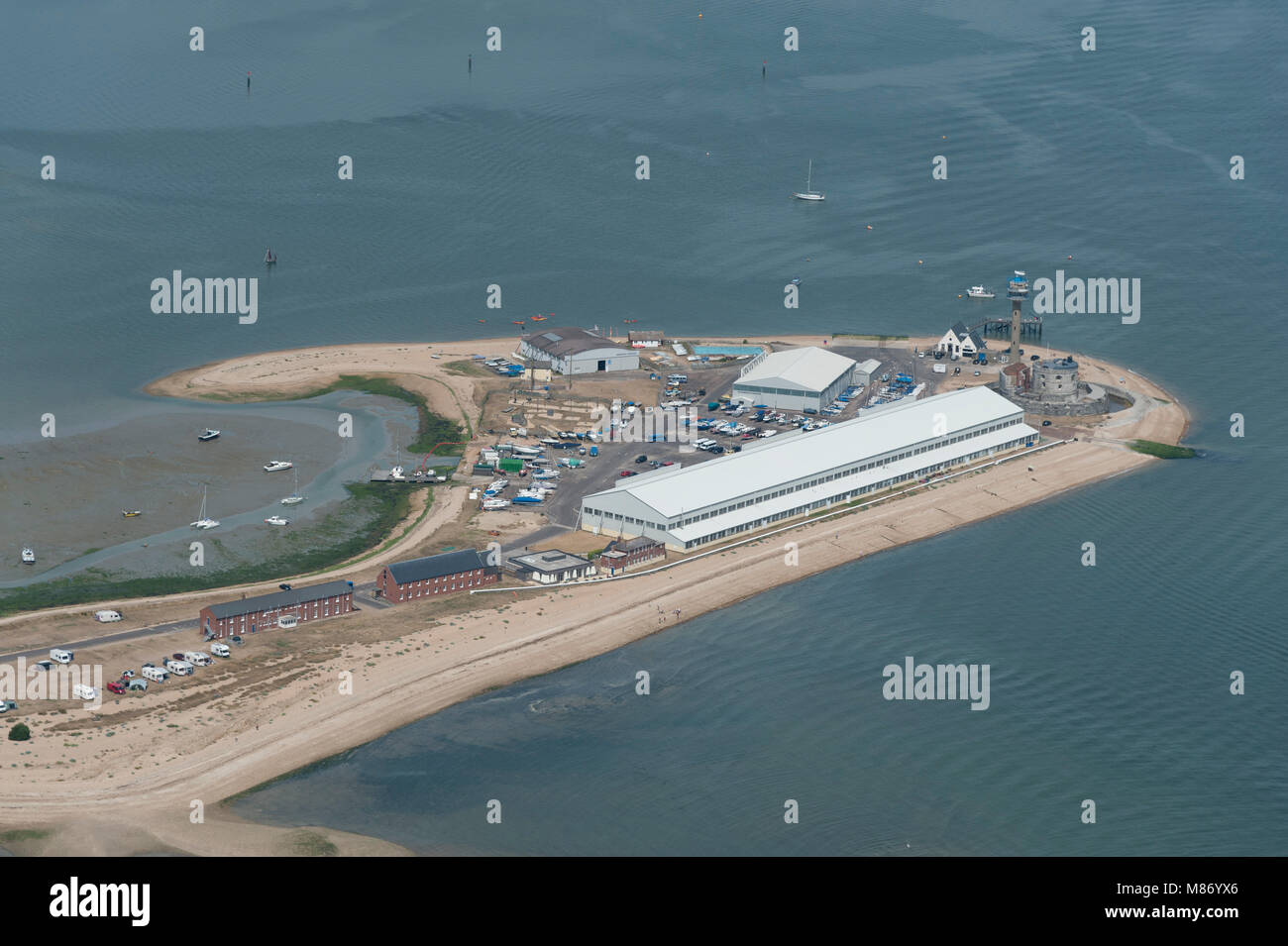 Calshot Spit Southampton Stock Photo - Alamy