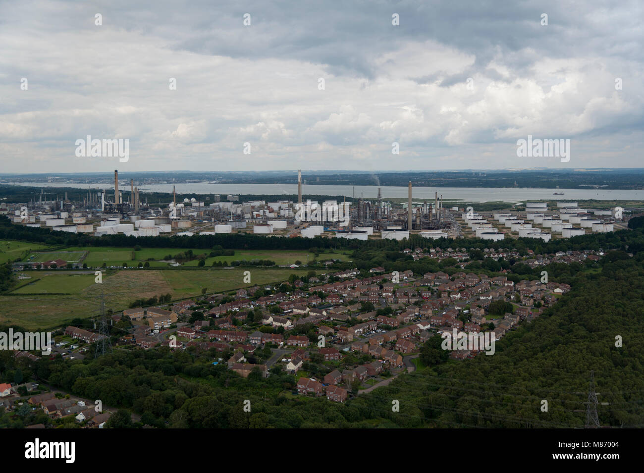 Esso Fawley Refinery Stock Photo - Alamy