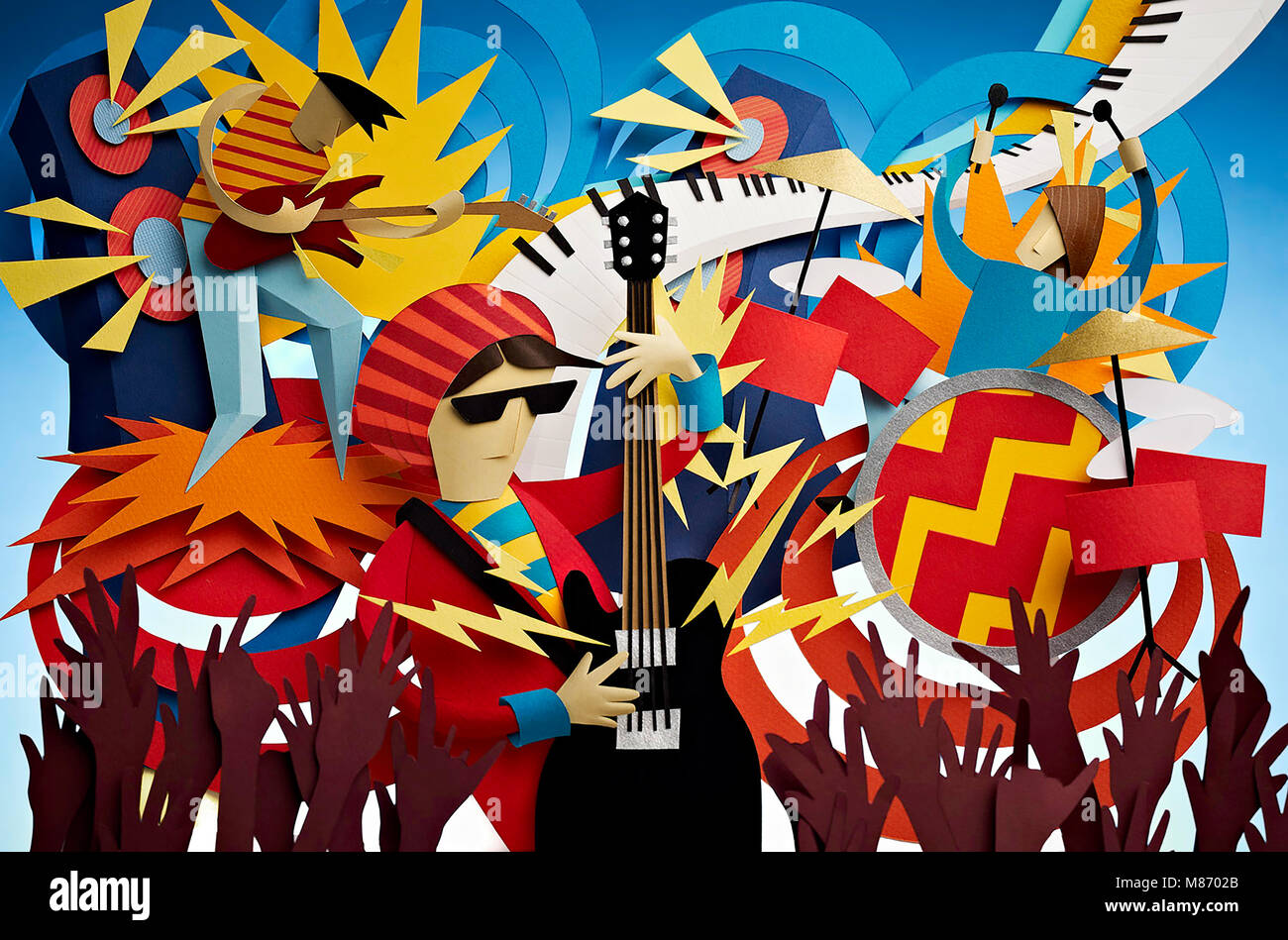 Dynamic rock music hi-res stock photography and images - Alamy