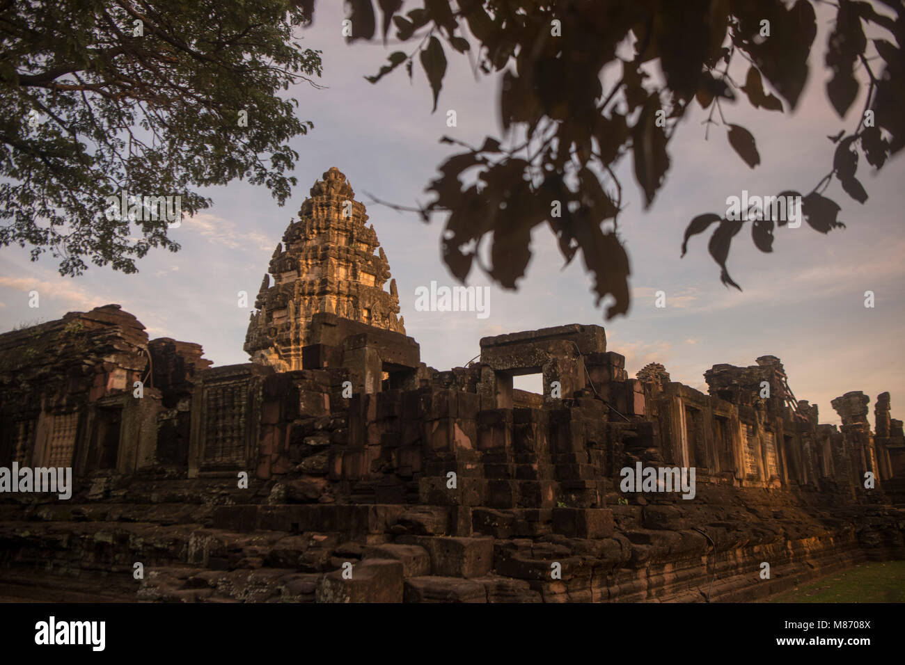 the Khmer Temple Ruins of the Phimai Historical park at the Phimai ...