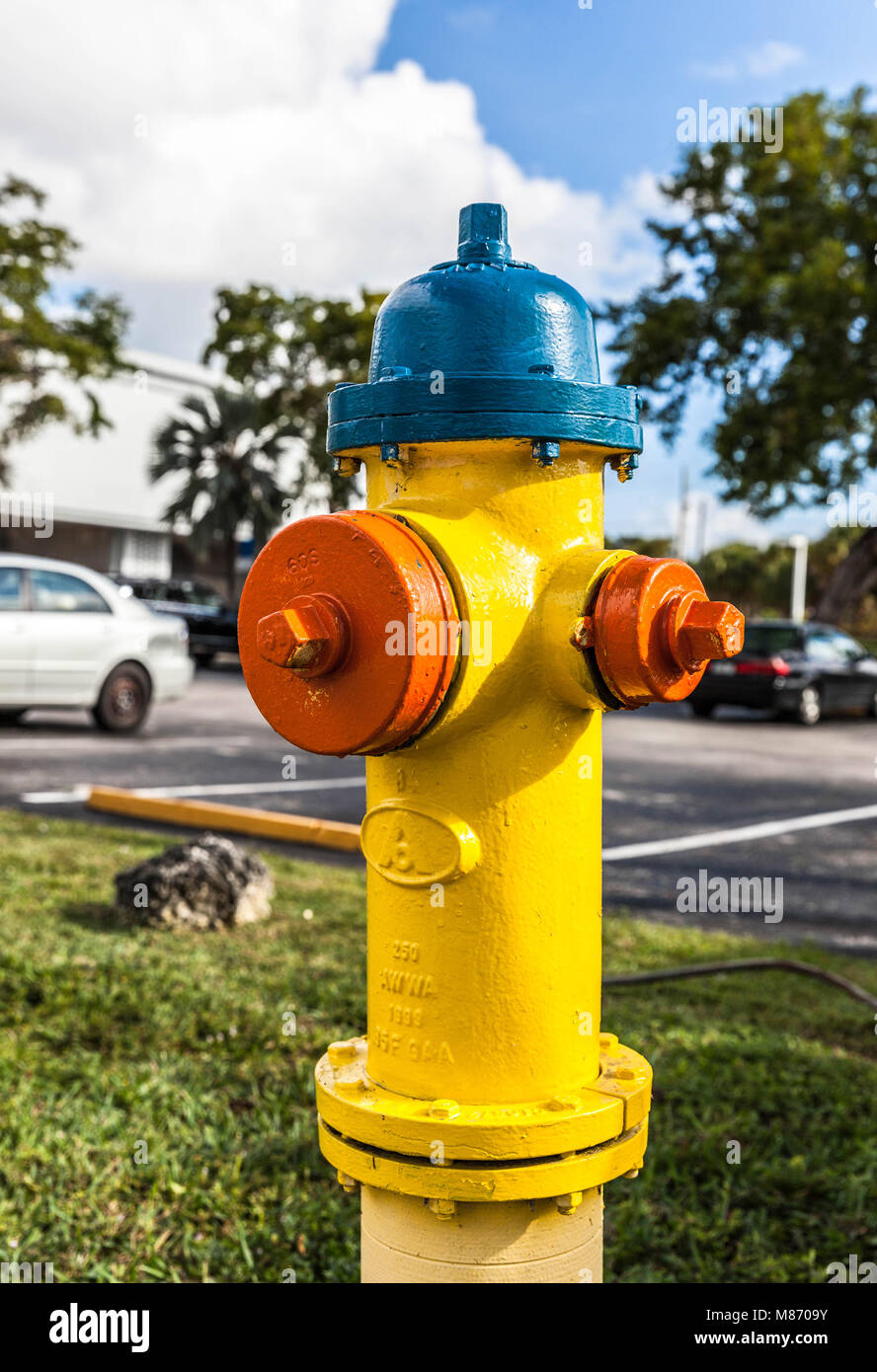 Fire hydrant, Miami, Florida, USA Stock Photo - Alamy