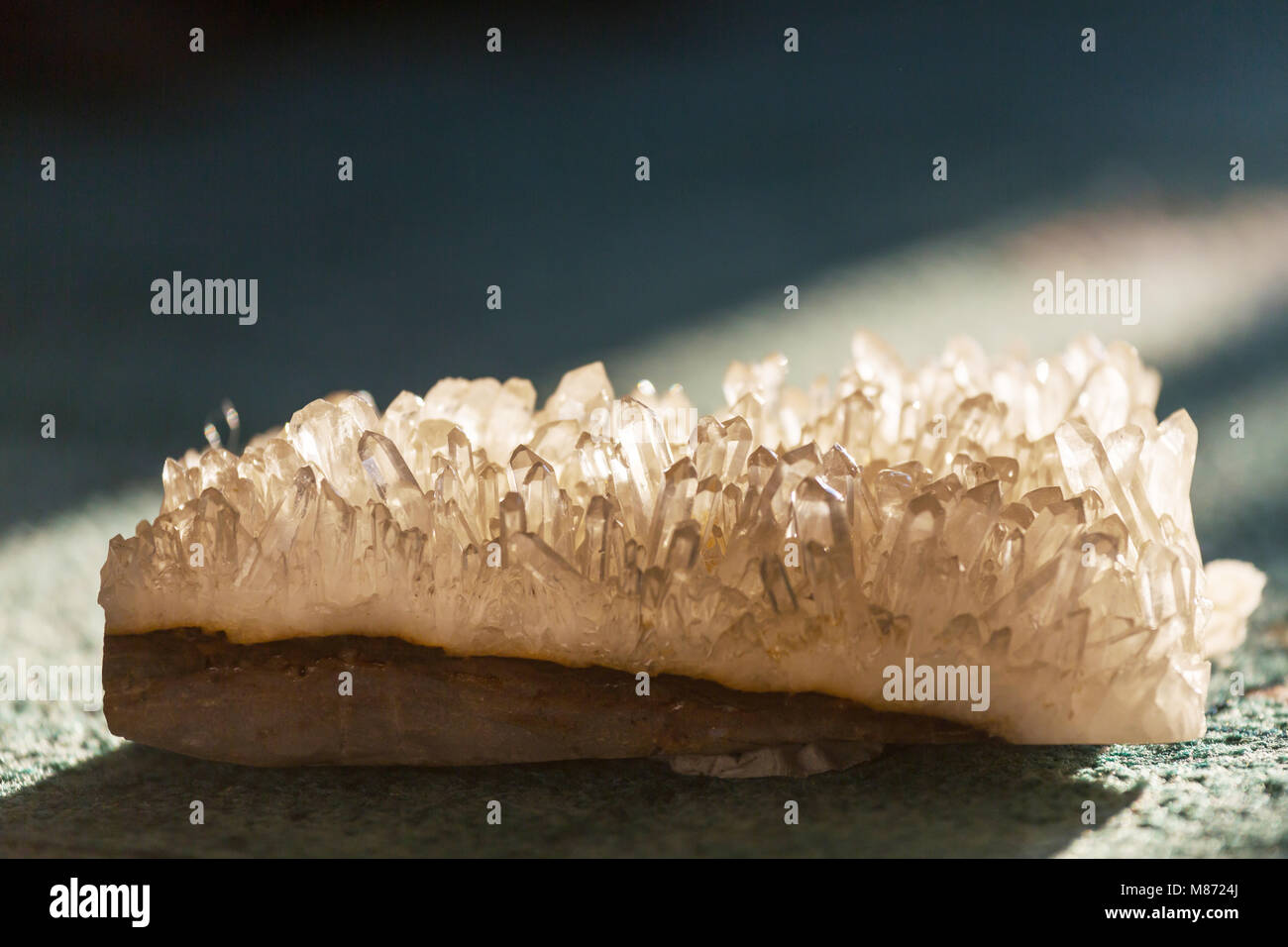 Natural mineral Crystal close up Stock Photo - Alamy