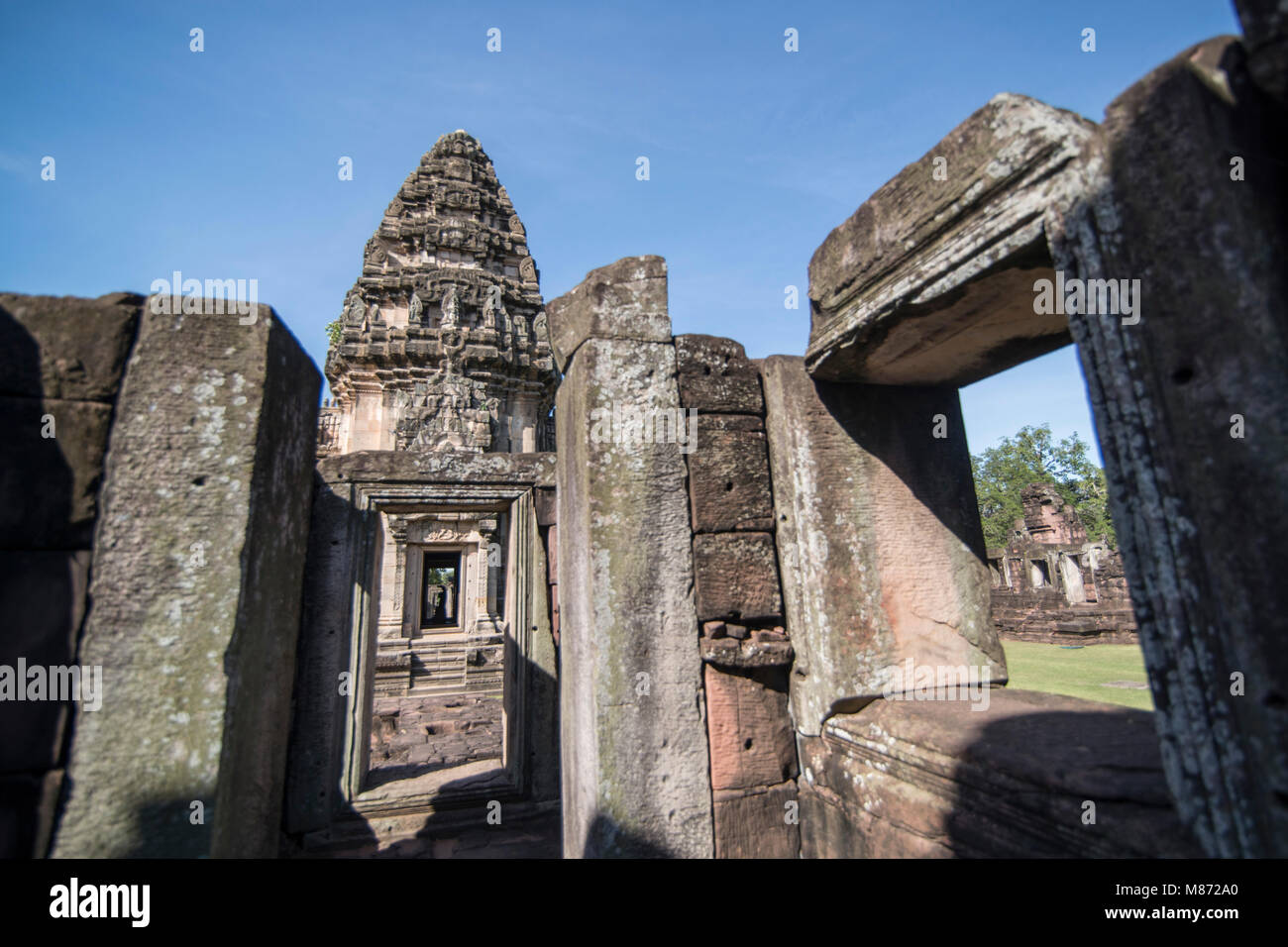 the Khmer Temple Ruins of the Phimai Historical park at the Phimai ...