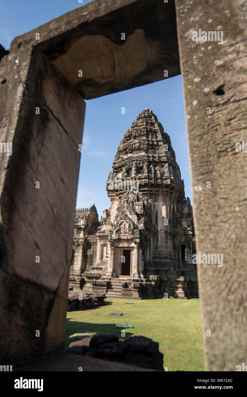 the Khmer Temple Ruins of the Phimai Historical park at the Phimai ...