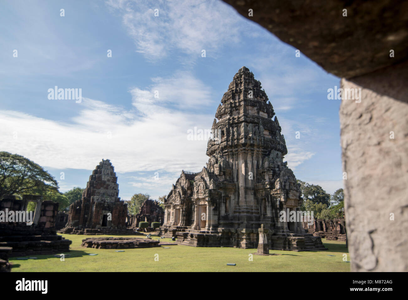 the Khmer Temple Ruins of the Phimai Historical park at the Phimai ...