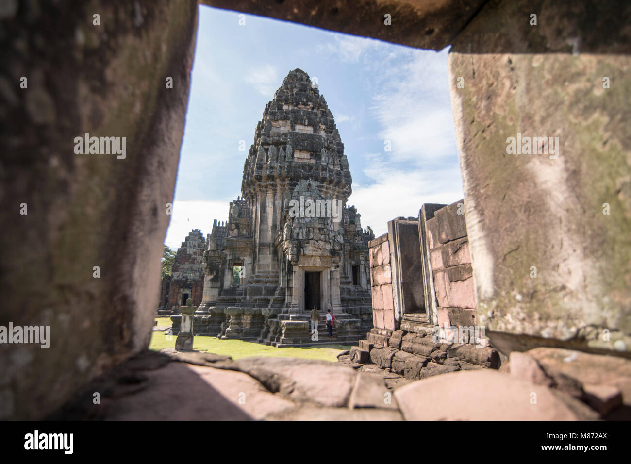 the Khmer Temple Ruins of the Phimai Historical park at the Phimai ...