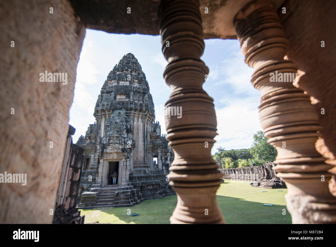 the Khmer Temple Ruins of the Phimai Historical park at the Phimai ...