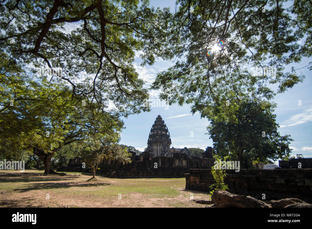 the Khmer Temple Ruins of the Phimai Historical park at the Phimai ...