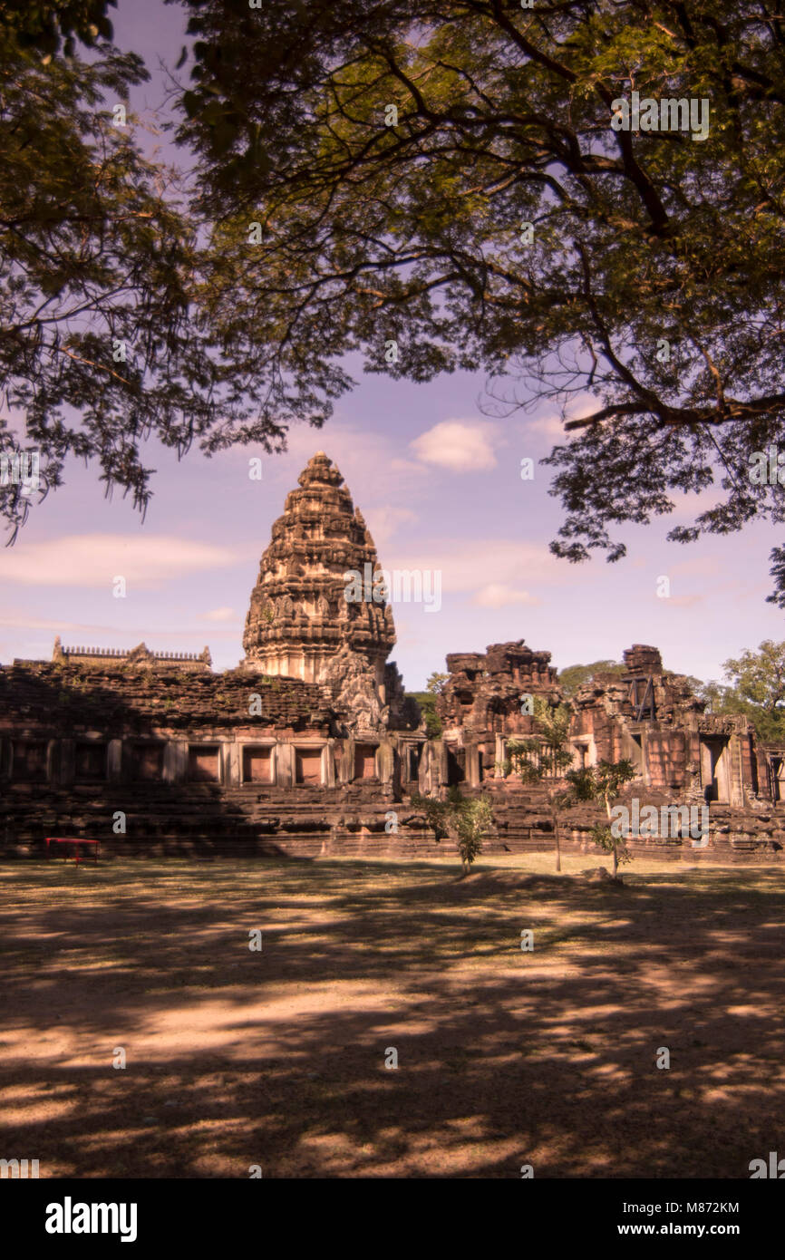 the Khmer Temple Ruins of the Phimai Historical park at the Phimai ...